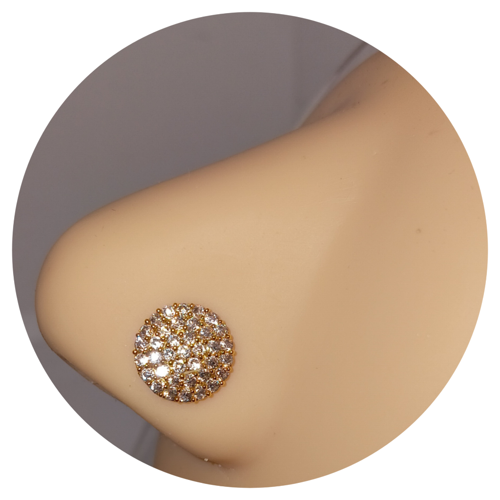 Fancy Mukuthi @ Nose Stud 9'mm [Ready Stock +24 Ship] | Shopee Malaysia