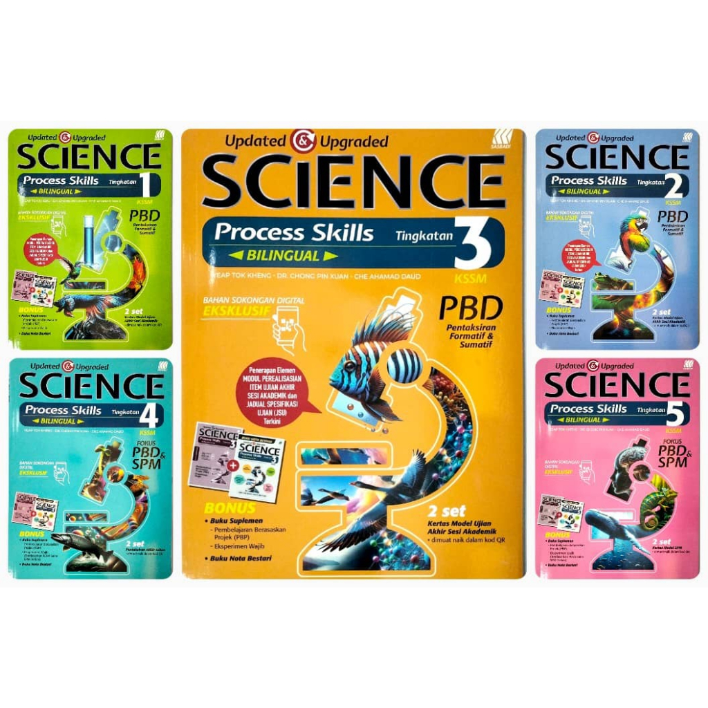 2025 SCIENCE PROCESS SKILLS TINGKATAN 1.2.3.4.5 (SASBADI) | Shopee Malaysia