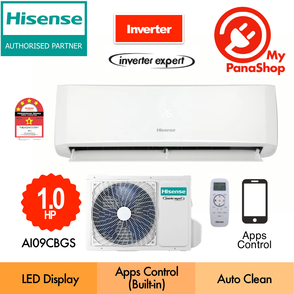 Hisense AirCond R32 Auto Clean Inverter / Non Inverter Air Conditioner ...