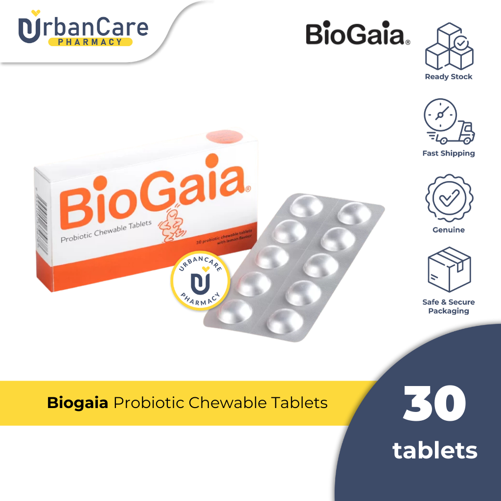 Biogaia Probiotic Chewable Tablets 30's | Shopee Malaysia