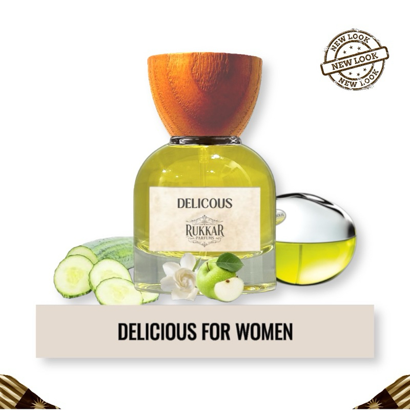 Rukkar Perfume DELICOUS - Perfume Wanita, Aroma Segar, Ceria, dan ...
