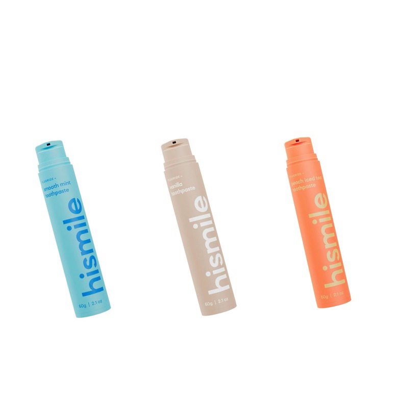 Hismile Toothpaste Vanilla60g/peach/mint | Shopee Malaysia