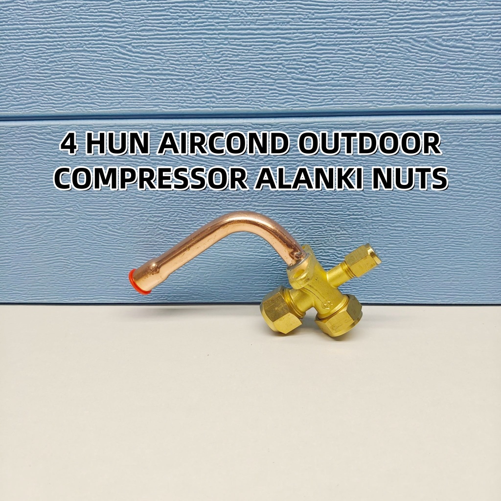 (12.70MM) 4 HUN ALANKI NUTS AIRCOND OUTDOOR COMPRESSOR (1/2") CONNECTOR ...