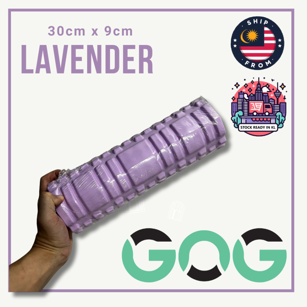 GOG Foam Roller Massage Muscle Relax EVA Gym & Yoga 泡沫轴 GOG Penggelek ...