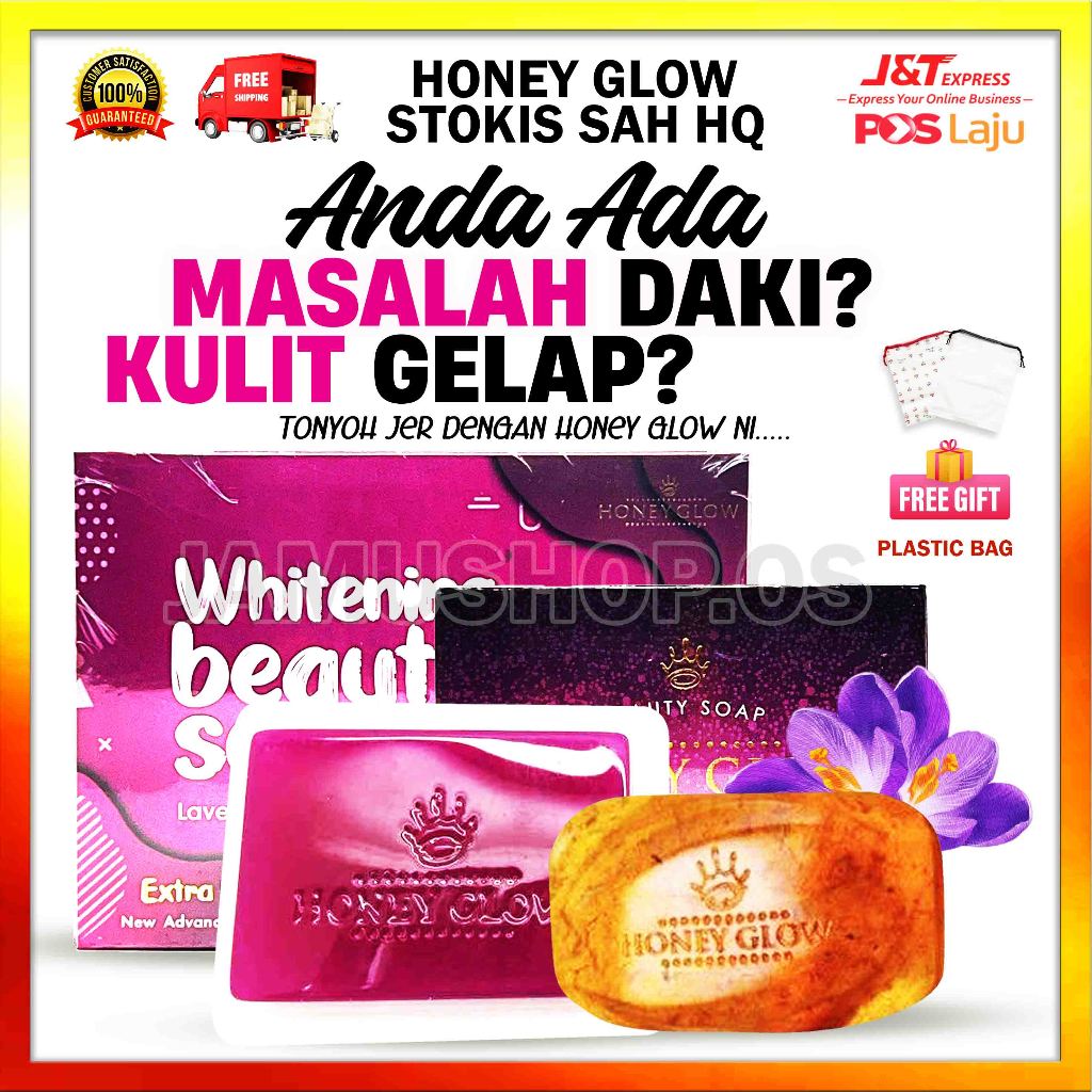 SABUN PEMUTIH HONEY GLOW SOAP NEW PACKING 150GM HONEY GLOW (READY STOCK ...
