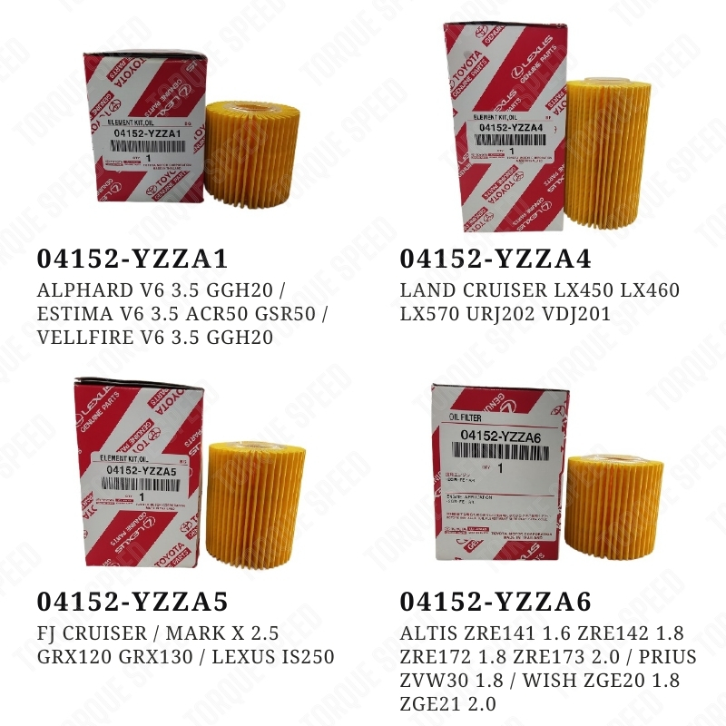Toyota Engine Oil Filter 04152-YZZA1 YZZA4 YZZA5 YZZA6 | Shopee Malaysia