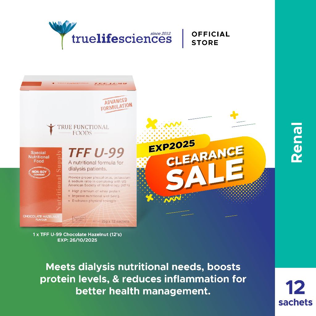 [EXP10/25] 50% Truelifesciences TFF U99 Chocolate Hazelnut 12's ...