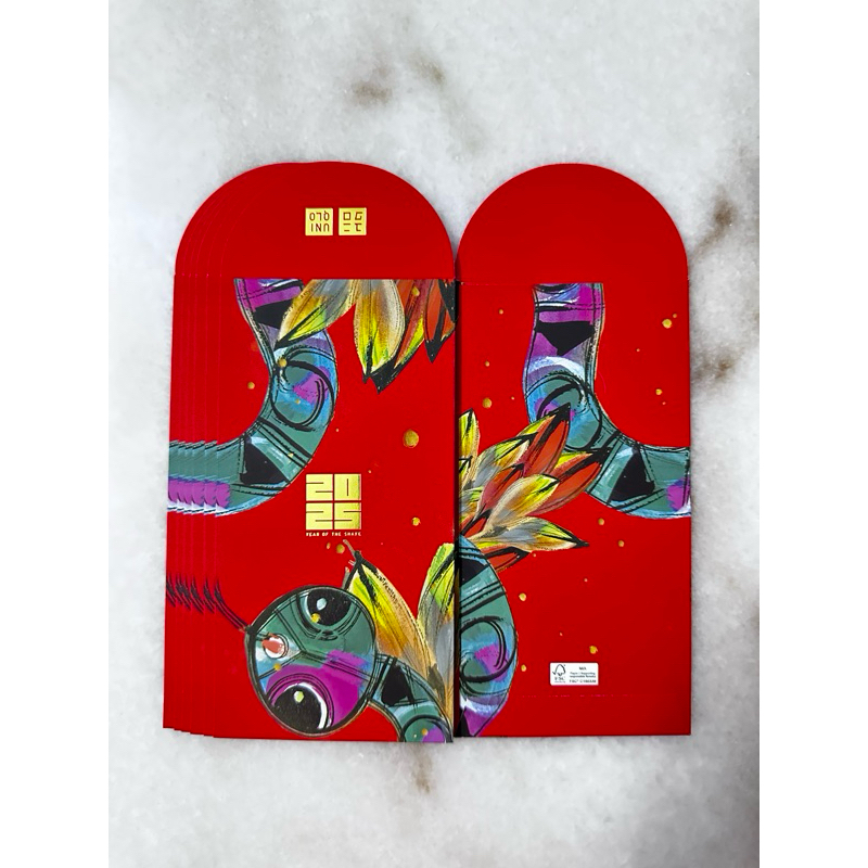 Uniqlo Snake Design Angpao 7 Pieces Set | Shopee Malaysia