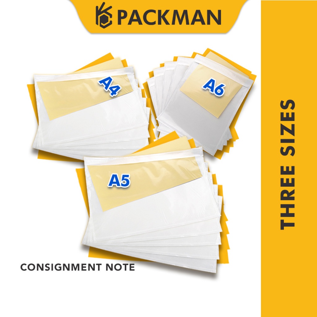 Consignment Note Pocket100pcs Courier Pocket Flyer Pocket Address ...