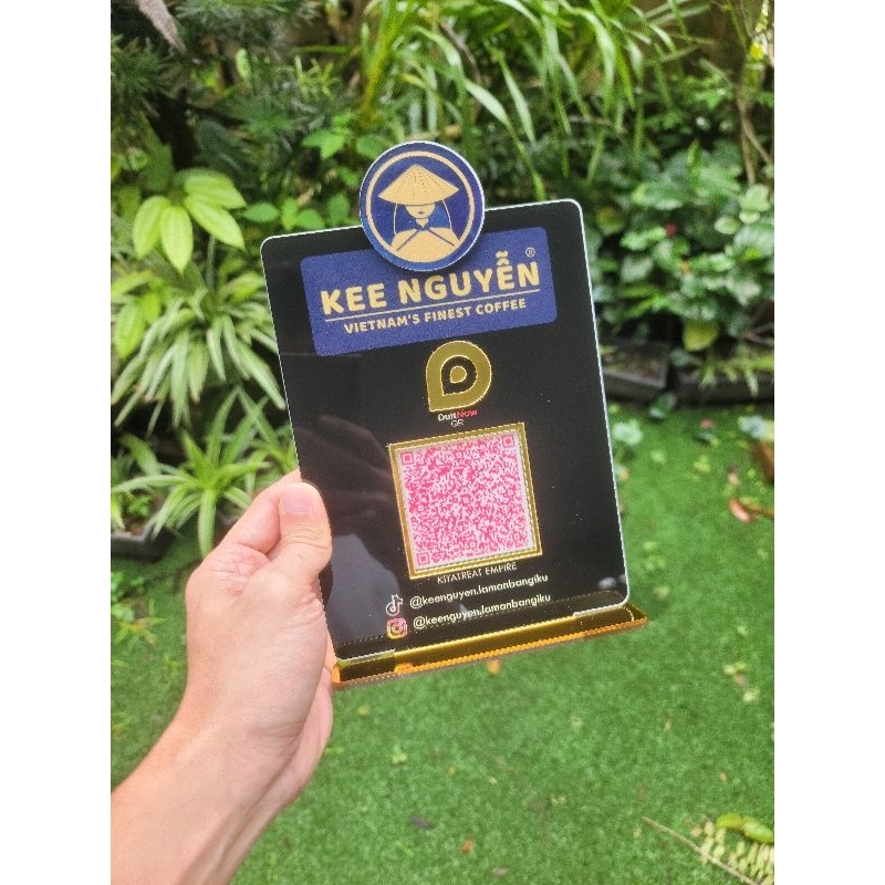 Social Media Table Stand Displays Design Exclusive Plaque | Shopee Malaysia