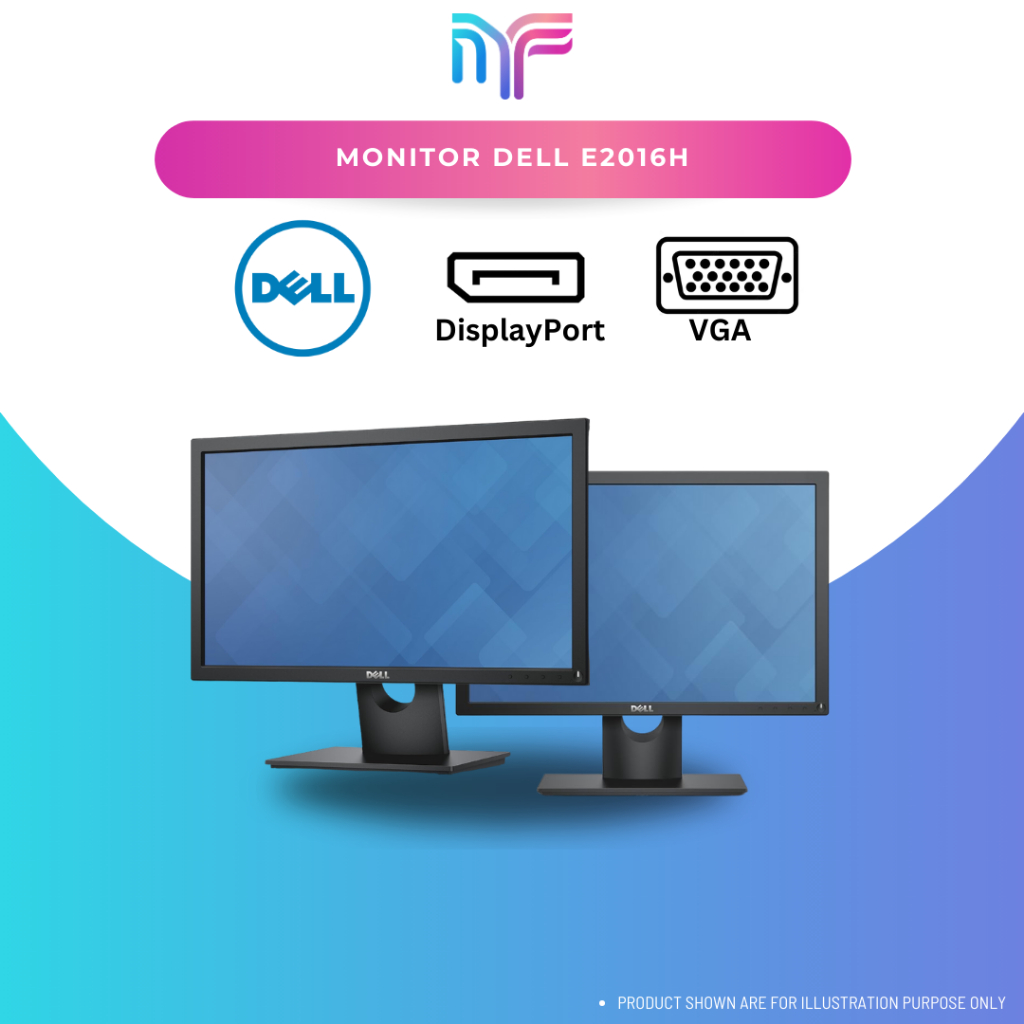 Dell E2016H Monitor Computers CPU Desktop PC (Refurbished) | Shopee ...