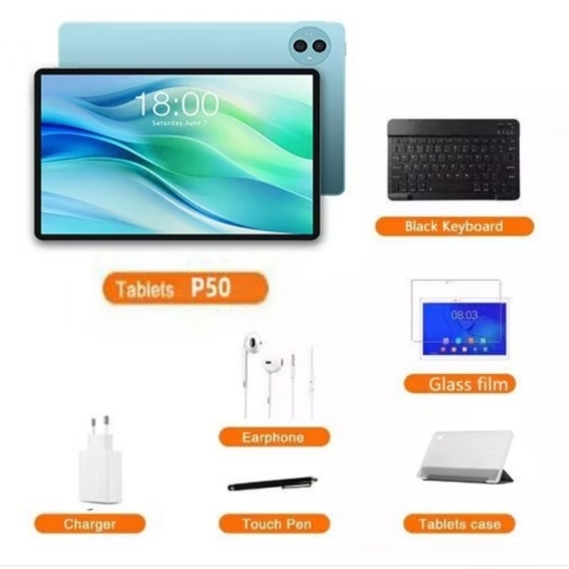 (Used-Like New) Teclast P50 Android 14 Tablets 11" Display 6GB RAM ...