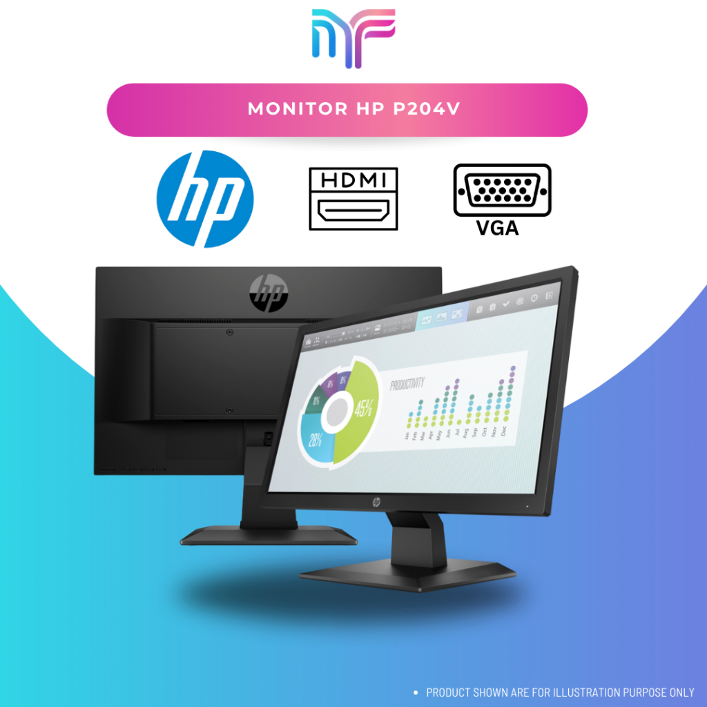 HP P204v G4 Monitor Computers CPU Desktop PC (Refurbished) | Shopee ...