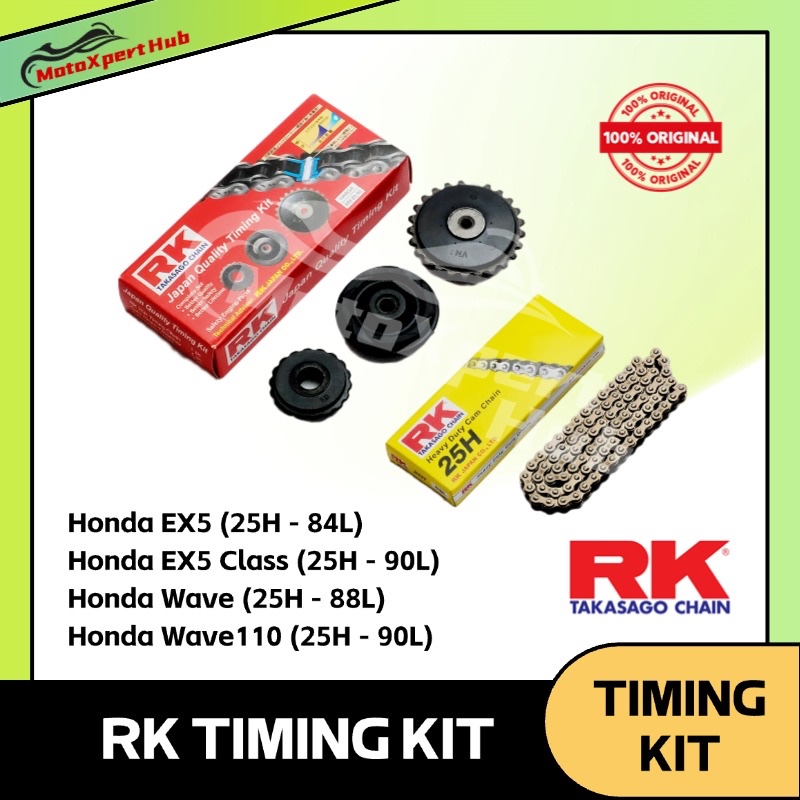 RK Timing Kit Set Honda wave EX5 Wave110 EX5 Class 84L 88L 90L ...