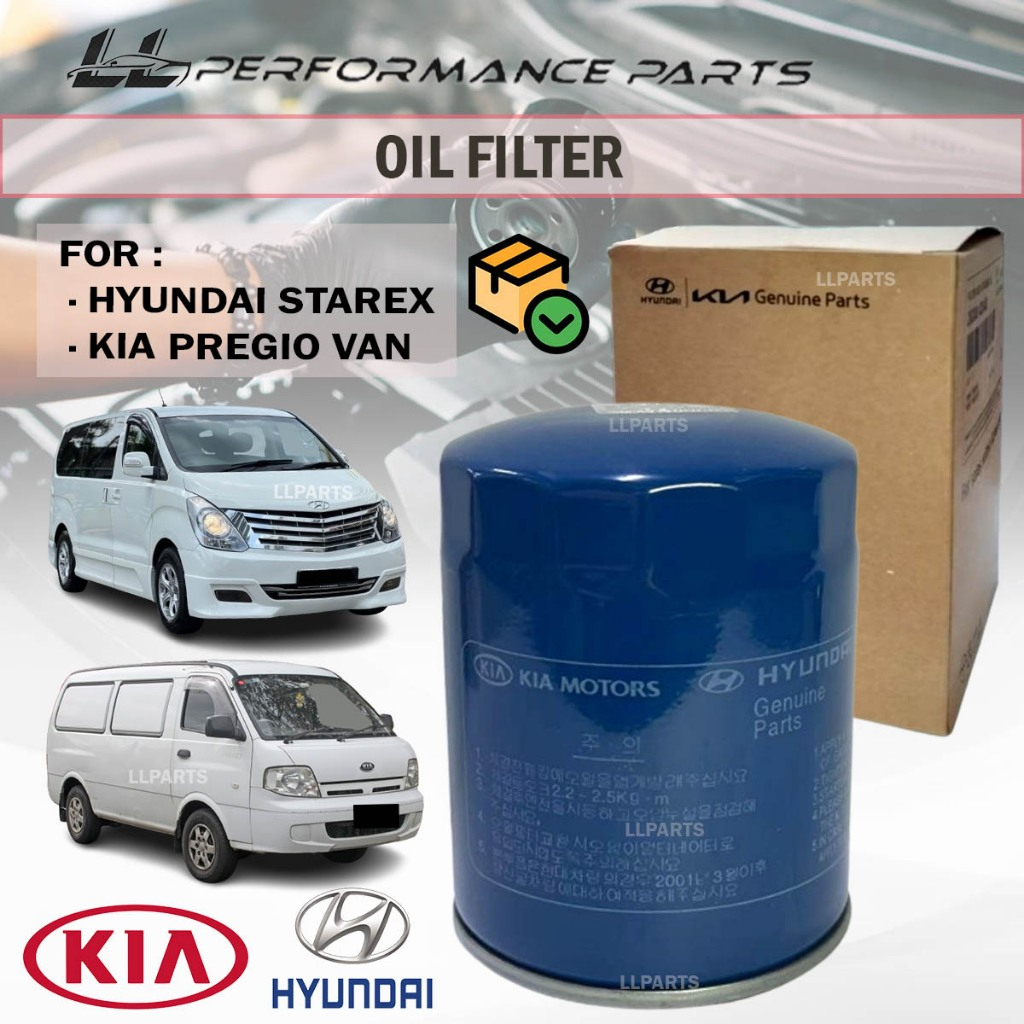 100% Original Engine Oil Filter 26300-42040 Hyundai Starex Kia Pregio ...