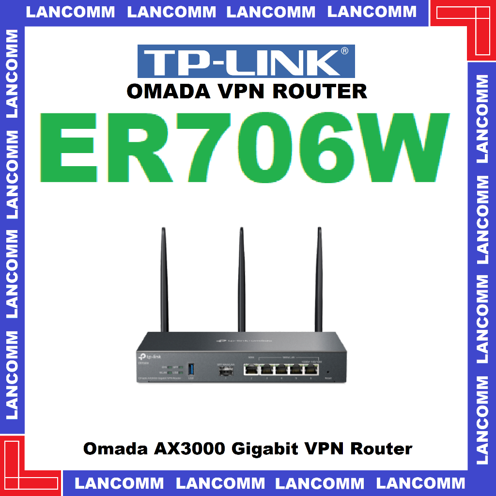 TP-LINK ER706W Omada AX3000 Gigabit VPN Router | Shopee Malaysia