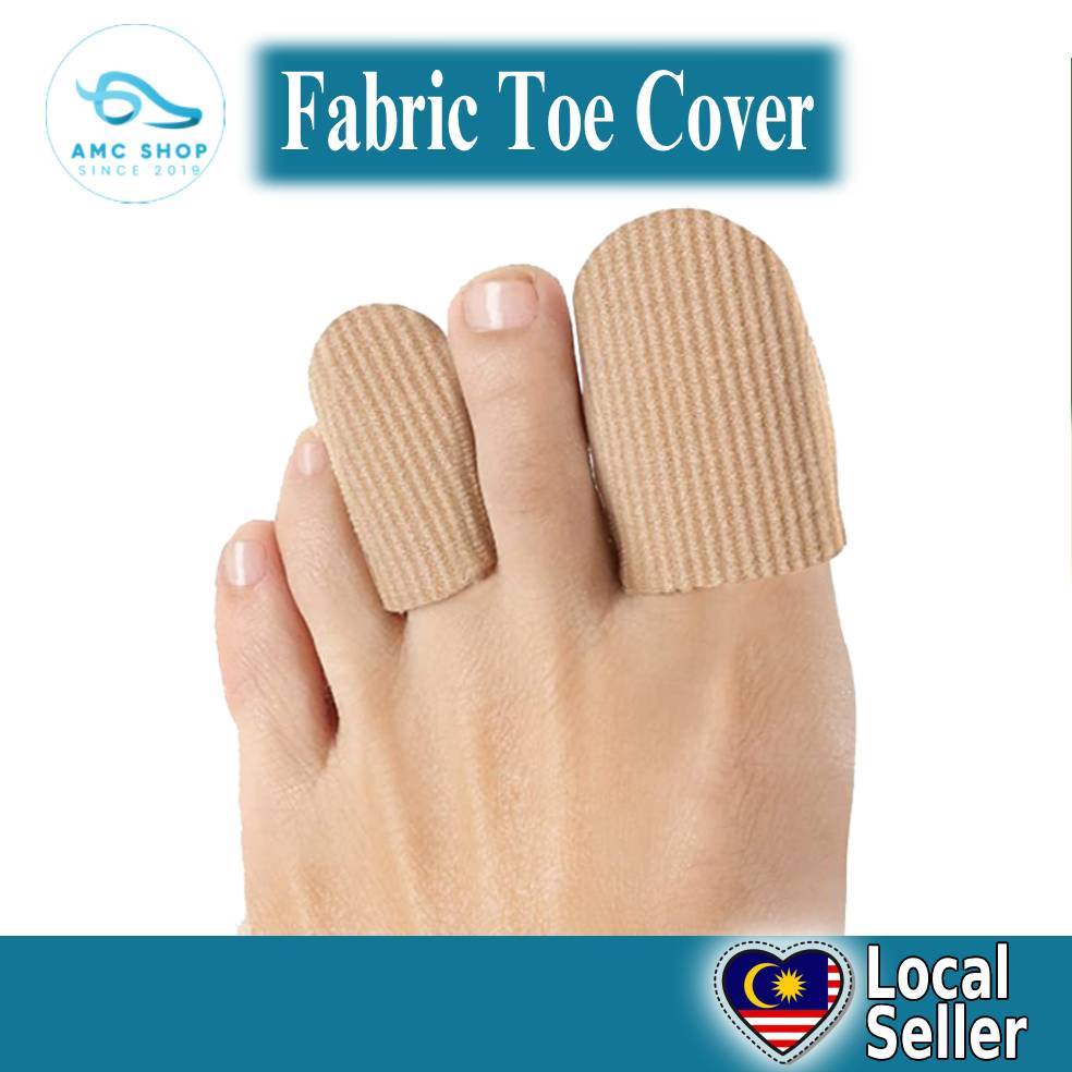 AMC Toe Caps Closed Toe Surface Fabric Sleeve Protectors with Gel ...