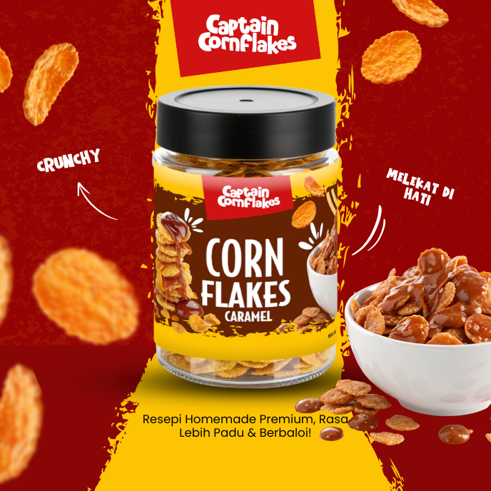 Corn Flakes Caramel Premium by Captain CornFlakes | Shopee Malaysia