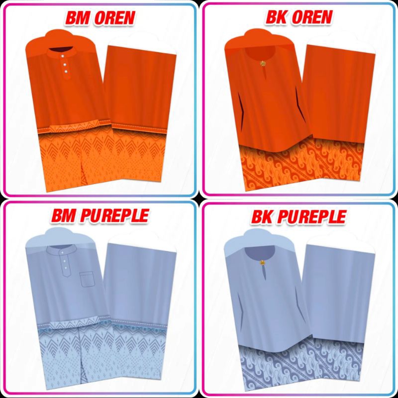 SAMPUL DUIT RAYA BAJU MELAYU BAJU KURUNG 2025 TRENDY LAWA | Shopee Malaysia