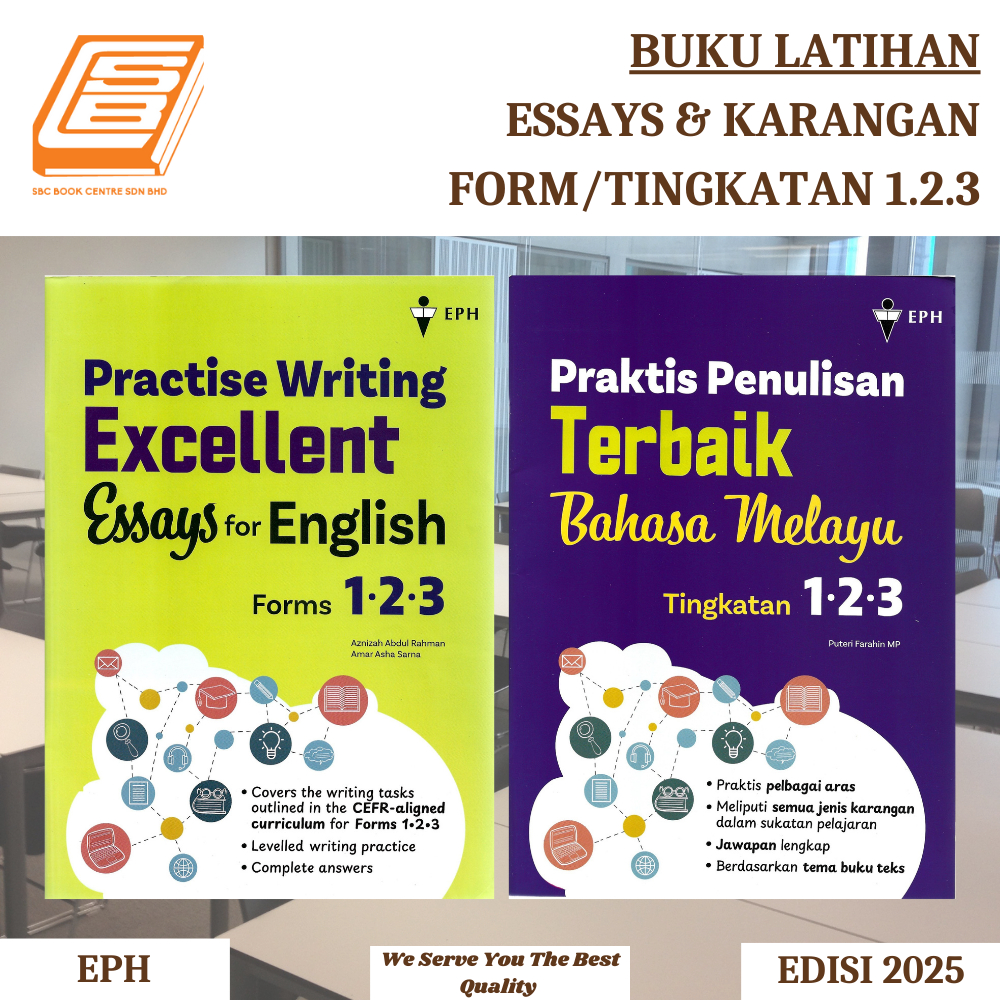 [SBCB] Buku Latihan : Praktis Penulisan Terbaik BM Ting 1-3 & Practice Writing Excellent Essays ...