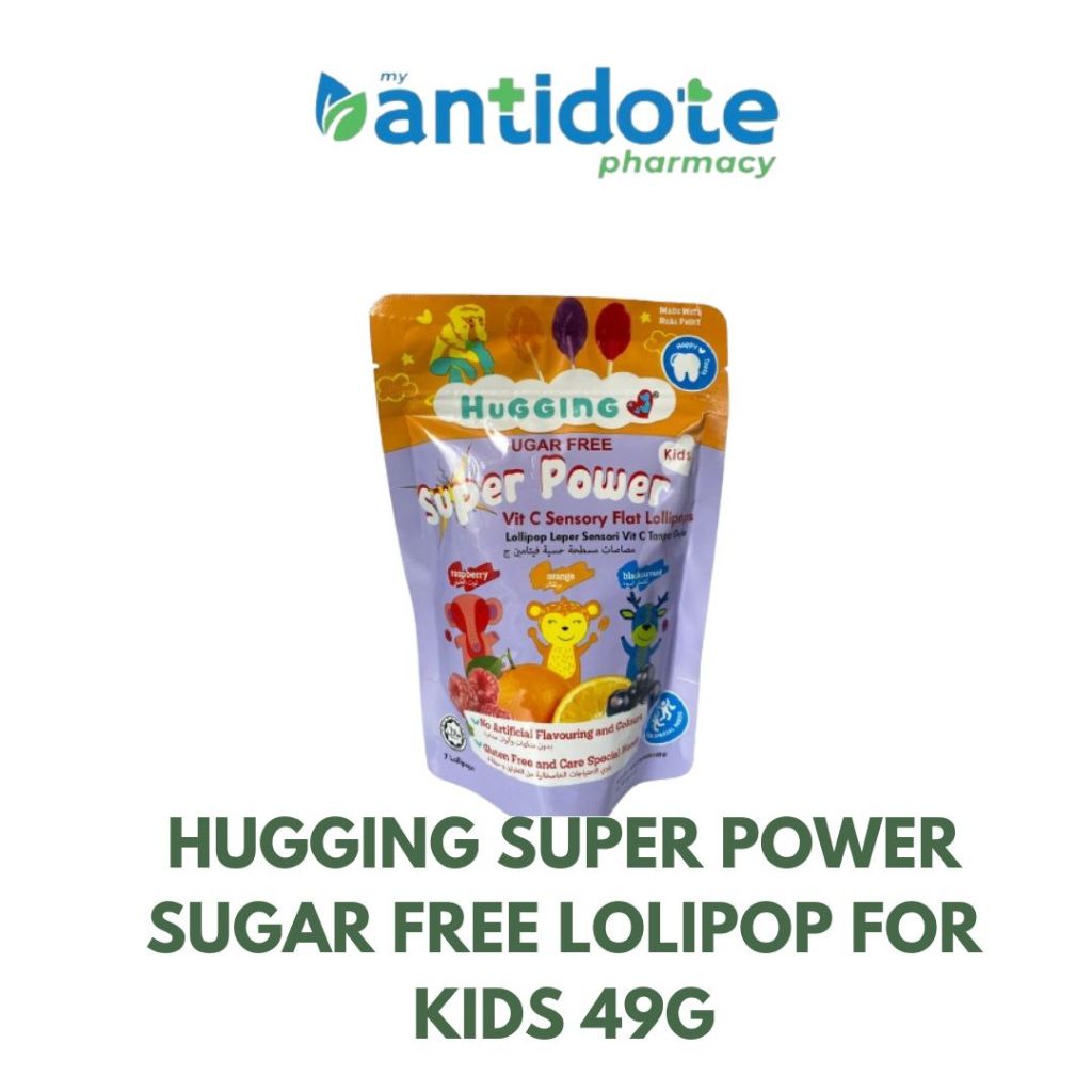 HUGGING SUPER POWER SUGAR FREE LOLIPOP FOR KIDS 49G | Shopee Malaysia