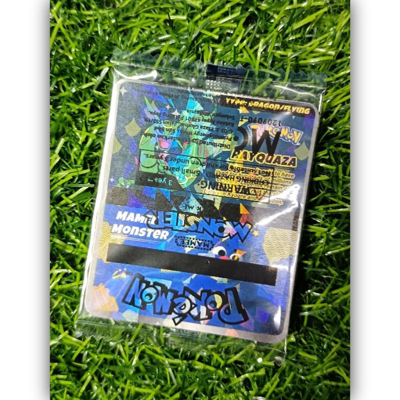 RAYQUAZA MAMEE MONSTER POKEMON STICKER CARD | Shopee Malaysia