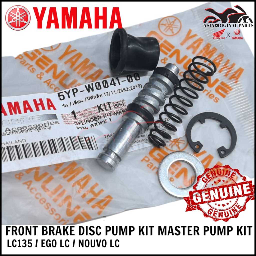 ORIGINAL THAILAND YAMAHA LC135 EGO LC NOUVO LC FRONT BRAKE DISC PMP KIT ...
