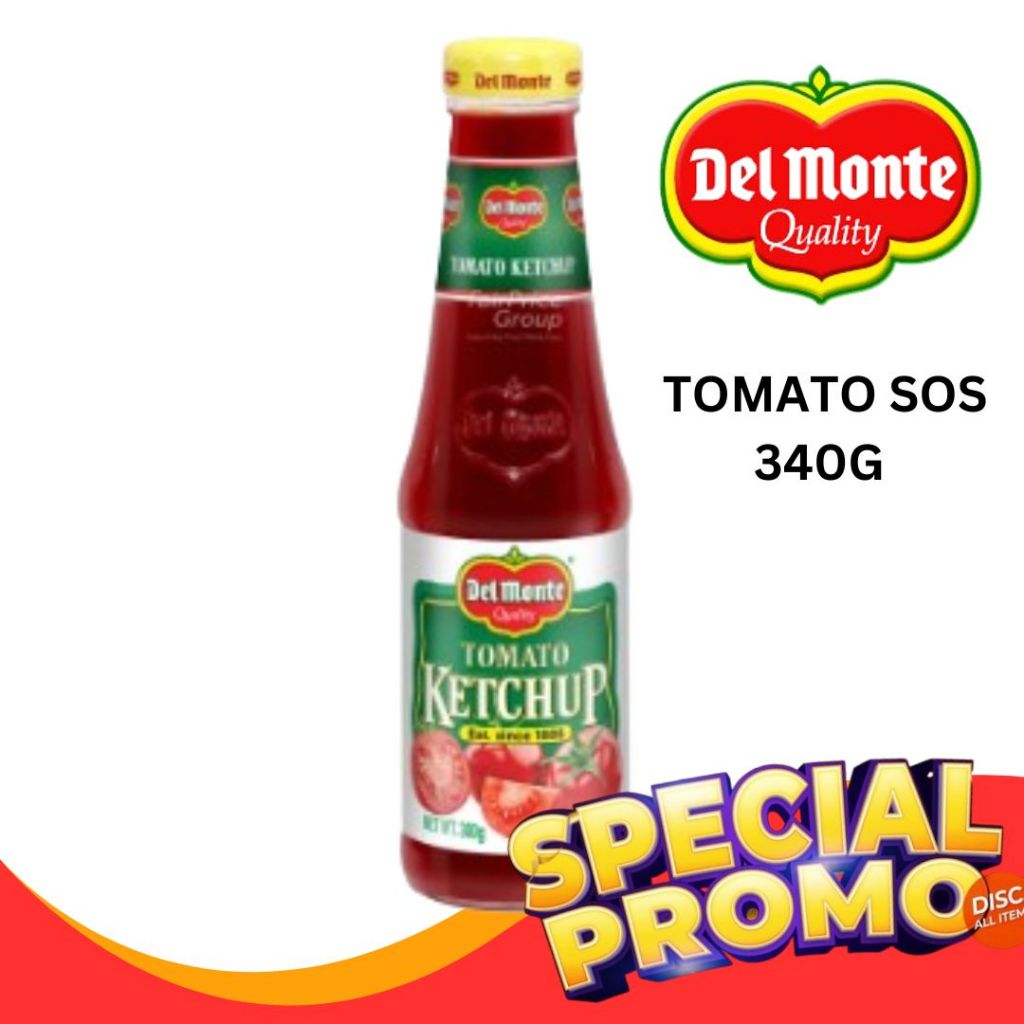 Del Monte Tomato Ketchup 340g Delmonte Ketchup Tomato Sos 番茄酱 340GM ...