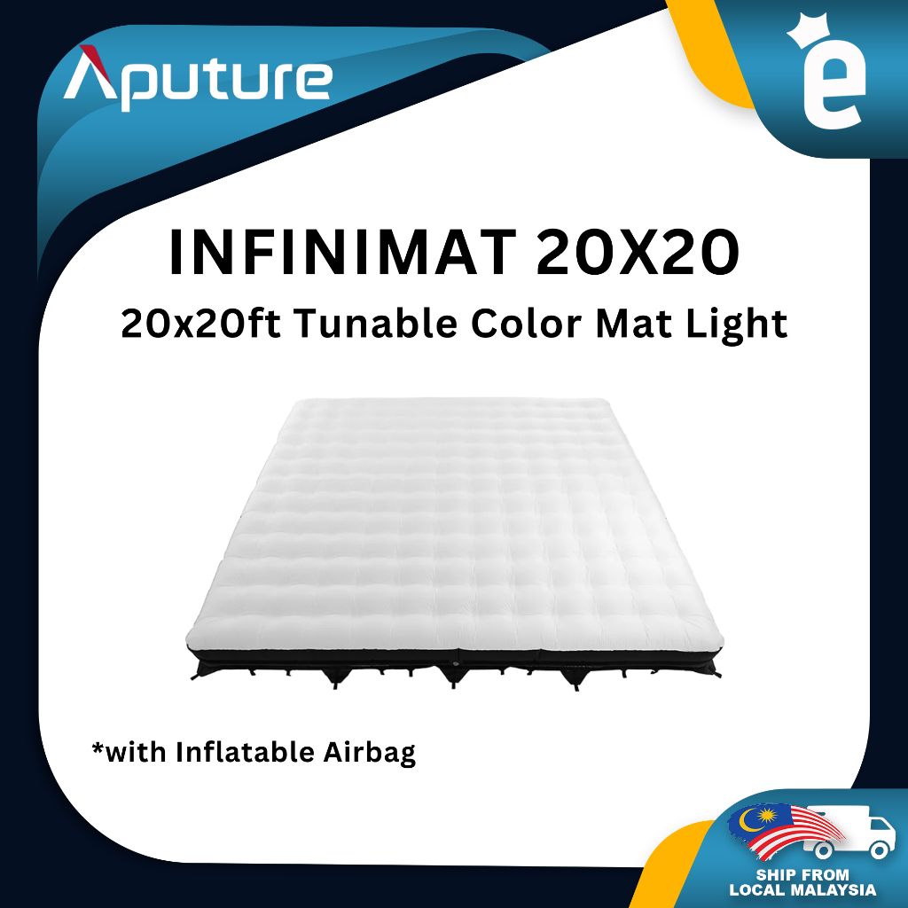 Aputure INFINIMAT 20x20ft tunable color mat light with inflatable ...