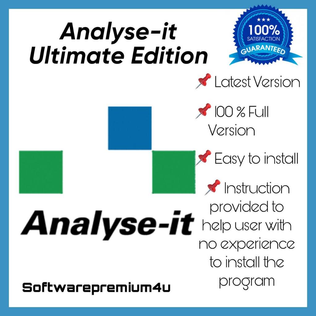 Analyse-it Ultimate Edition 6.16.2(2025)🔥【Latest】🔥 | Shopee Malaysia