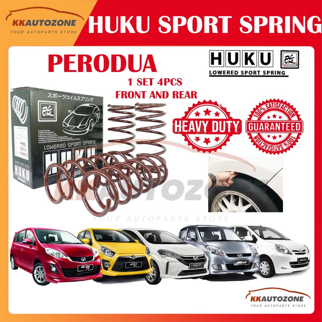 100% ORIGINAL MYVI ALZA BEZZA AXIA VIVA Huku Heavy Duty Lowered Sport ...