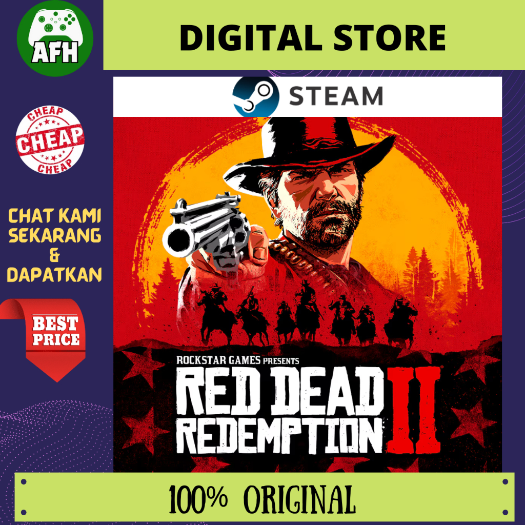Red Dead Redemption 2 STEAM PC (Original) - PC STEAM RDR2 RDR | Shopee ...