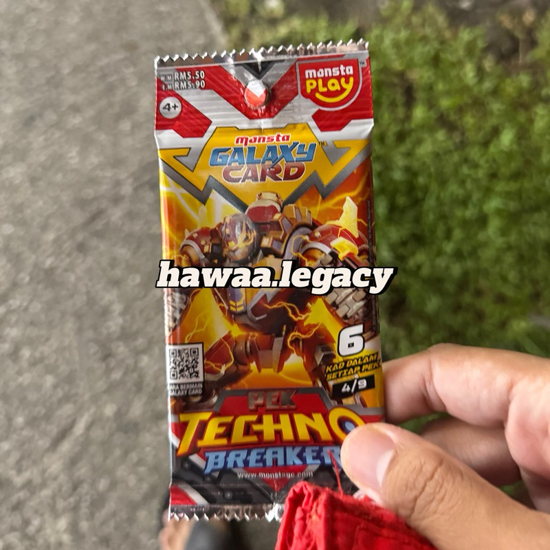 Boboiboy Monsta Galaxy Card Techno Breaker - Mecha Gentar | Shopee Malaysia