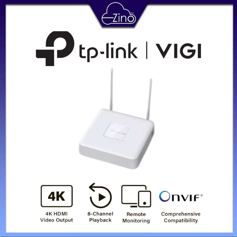 TP-Link Vigi NVR1108H-W 8 Channel Wi-Fi Network Video Recorder | Shopee ...