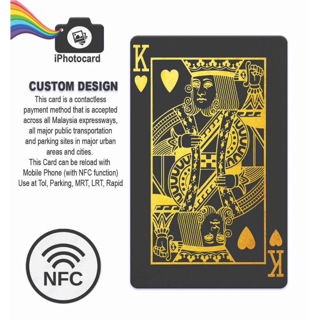 Printing Service Touch N Go Card - PLAYING CARD CUSTOM DESIGN NFC TNG ...
