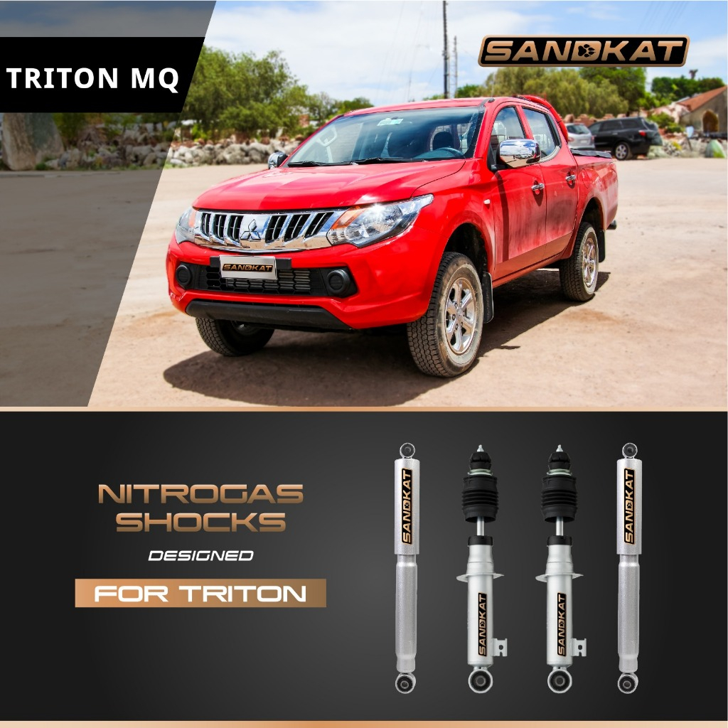 SANDKAT 4WD Mitsubishi Triton MQ Nitrogas Type Shock Absorber | Shopee ...
