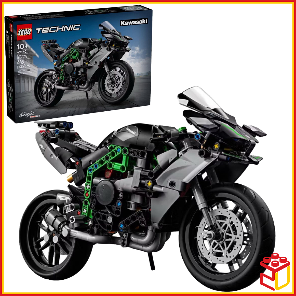 (Ready Stock) 42170 Lego Technic Kawasaki Ninja H2R Motorcycle Building ...