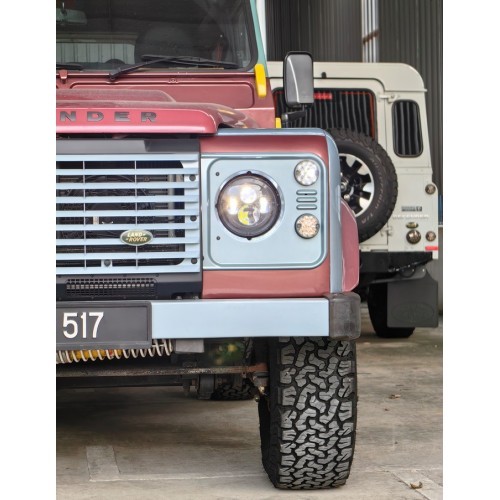Land Rover Defender 90 110 LED Front Headlight 7" Inch High-quality ...