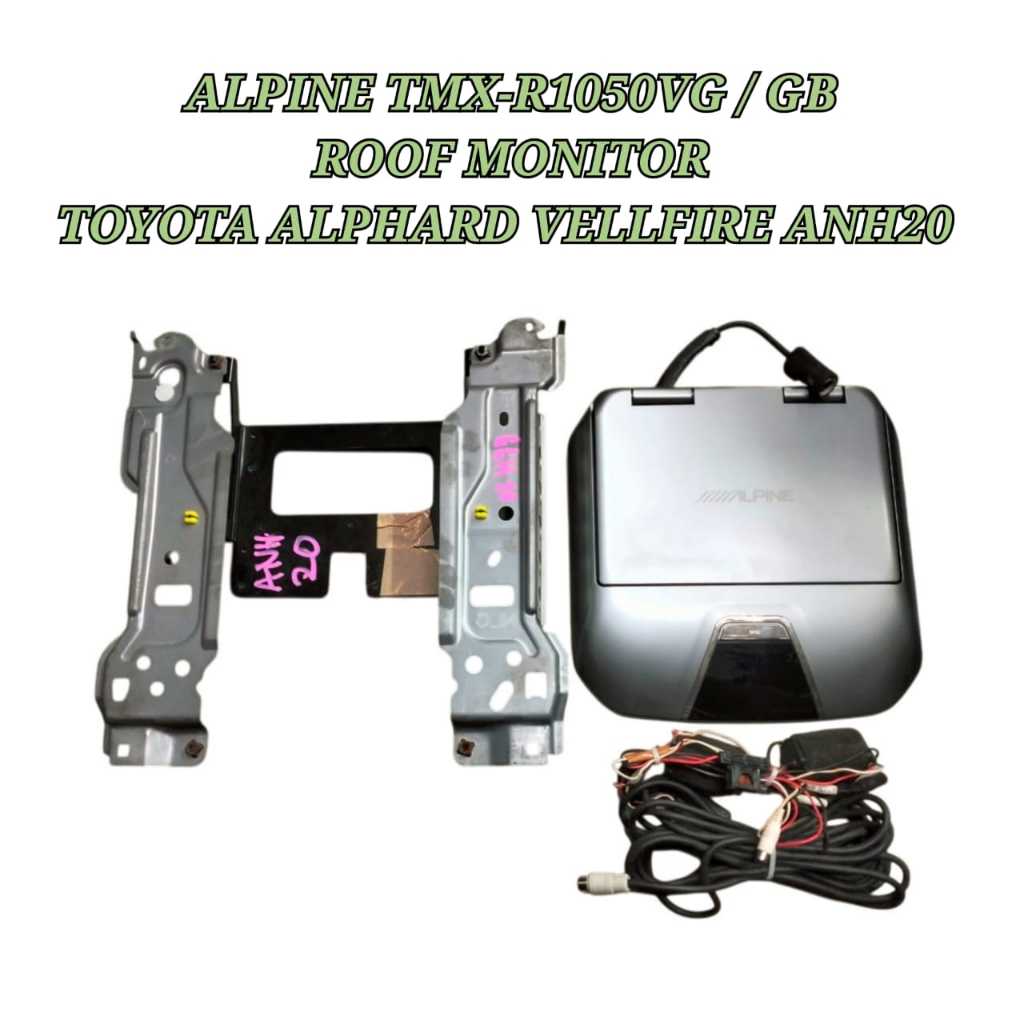 Roof Monitor With Bracket Alpine TMX-R1050VG / GB Toyota Alphard ...