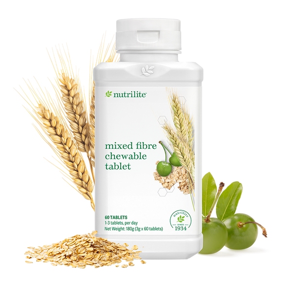 Nutrilite Mixed Fibre Chewable Tablet - 60 tab (AMWAY) | Shopee Malaysia