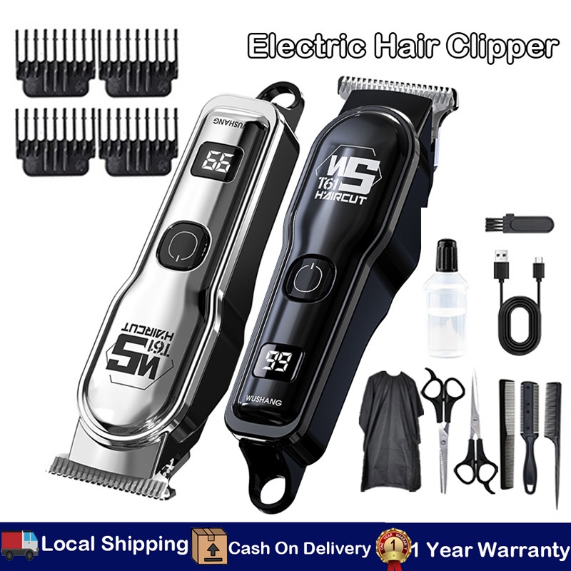 mesin rambut Electric Hair Trimmer Cordless Hair Cutter Machine Low ...