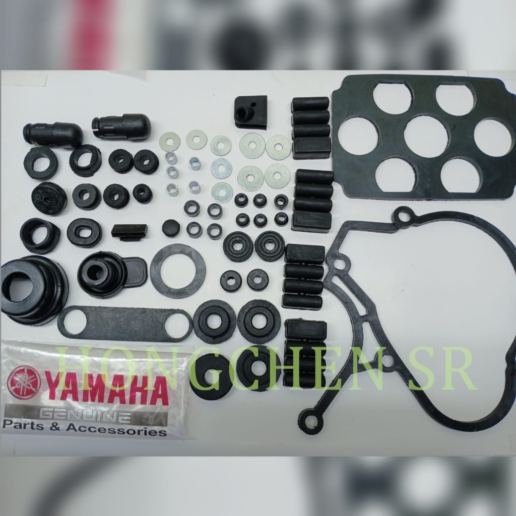 YAMAHA Y125 Y125Z Y125ZR BODY RUBBER SET GETAH ENGINE BLOCK HEAD MAGNET ...