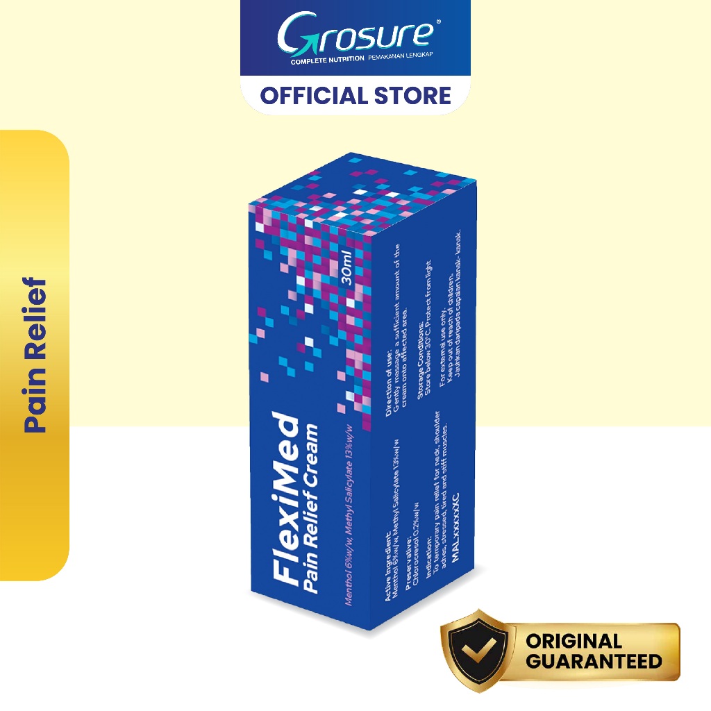 EquaLive Fleximed Pain Relief Cream (30g) | Shopee Malaysia