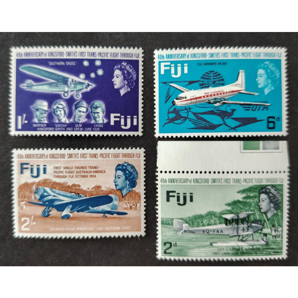 FIJI, 1968 The 40th Anniversary of Kingsford Smith's Pacific Flight via ...