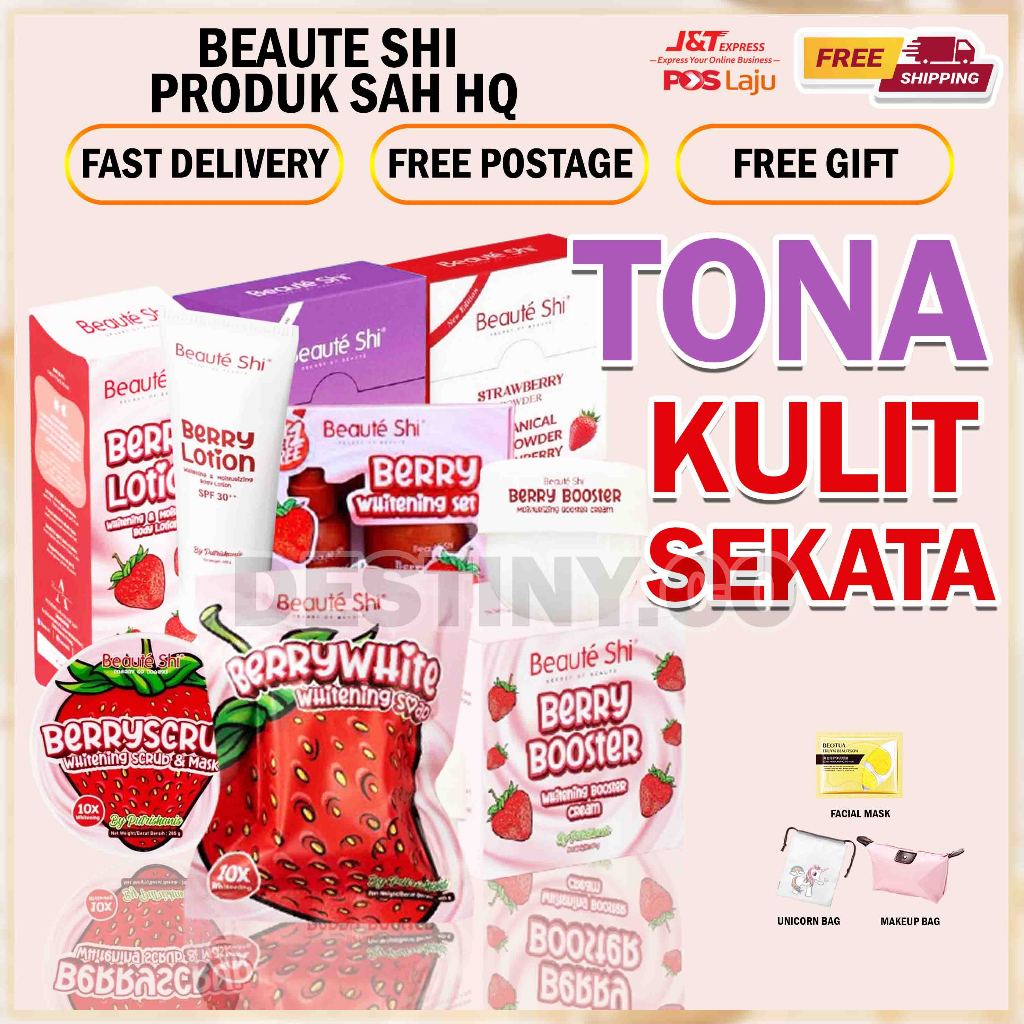 Beaute Shi Secret of Beaute untuk Sunburn / Cerahkan Kulit (15 sachet ...