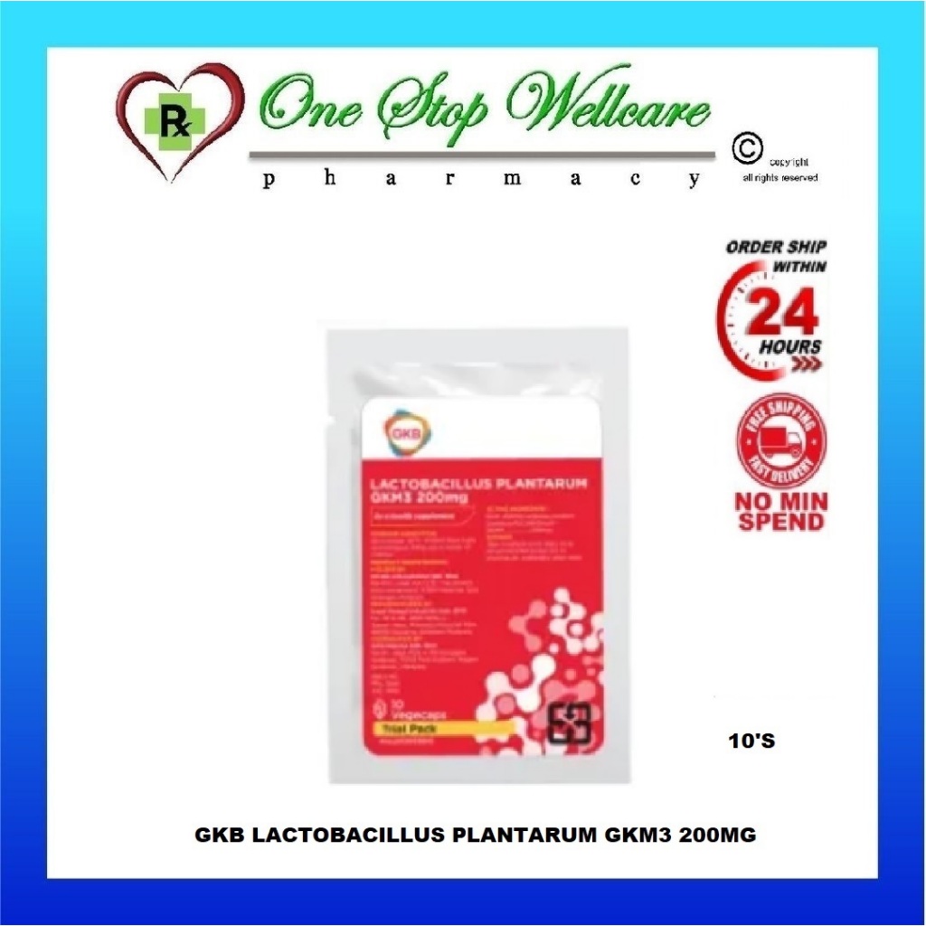 GKB LACTOBACILLUS PLANTARUM GKM3 200MG 10'S (EXP:01/2026) | Shopee Malaysia