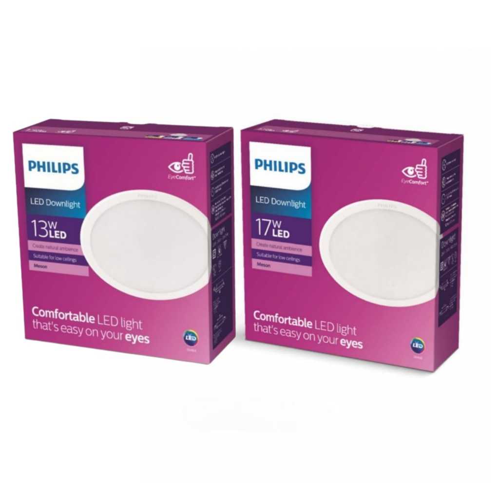 PHILIPS MESON 13W~17W LED ROUND 5'inch RECESSED DOWNLIGHT, 3000K Warm ...