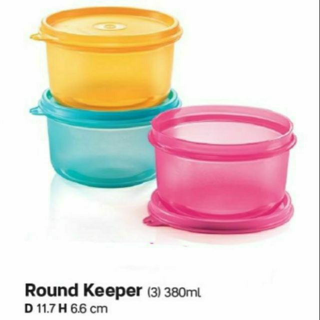 Tupperware Round Keeper 380mL (1pc) | Shopee Malaysia