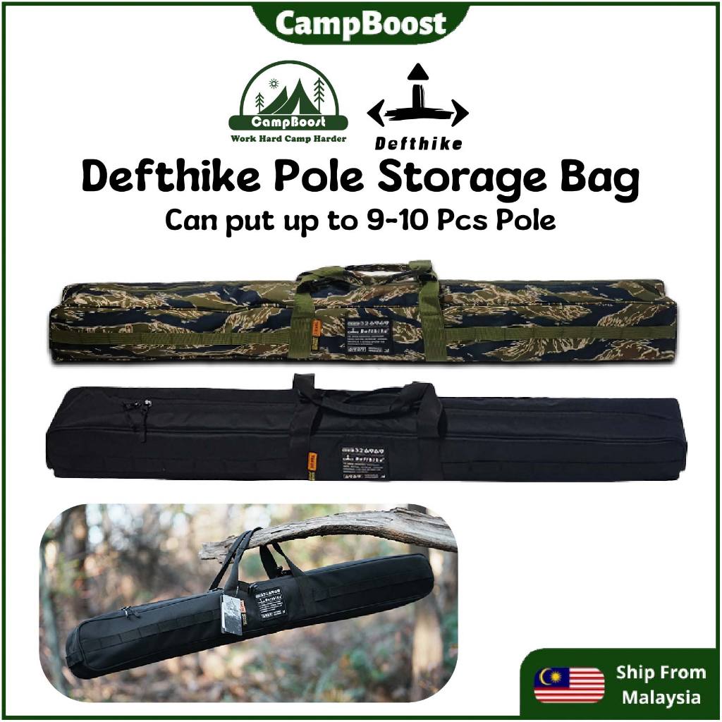 CampBoost DEFTHIKE Pole Storage Bag Pole Storage Bag Portable Outdoor ...