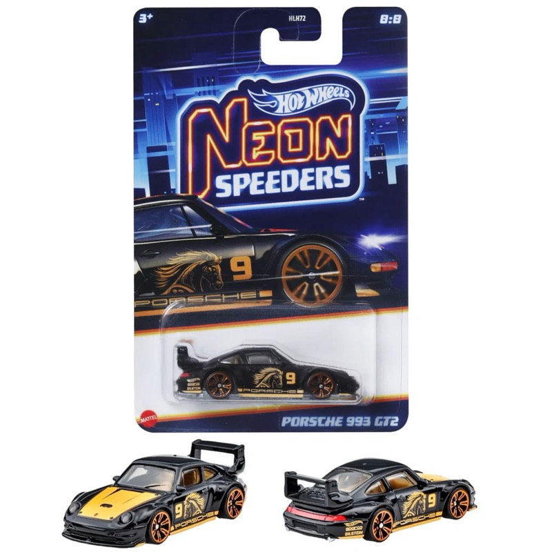 Hotwheels Neon Speeders 2025 Mix 1 - Porsche 911 993 GT2 | Shopee Malaysia